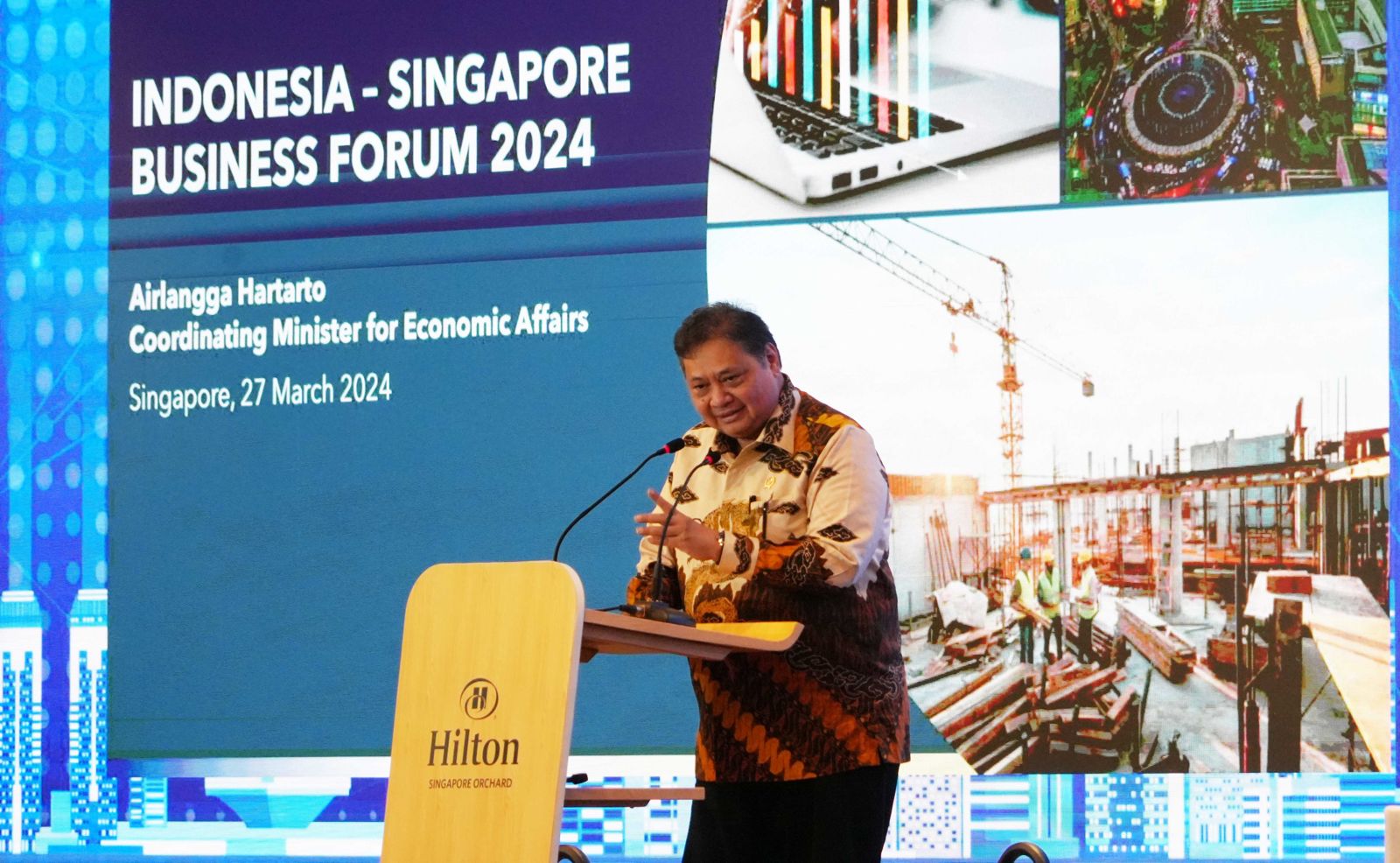 Minister Airlangga Hartanto Suggests Singaporean Investment in Labor ... Minister Airlangga Hartanto Suggests Singaporean Investment in Labor ...